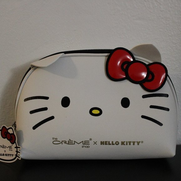 Hello Kitty | Bags | Red Hello Kitty X The Creme Shop Makeup Bag Brand ...